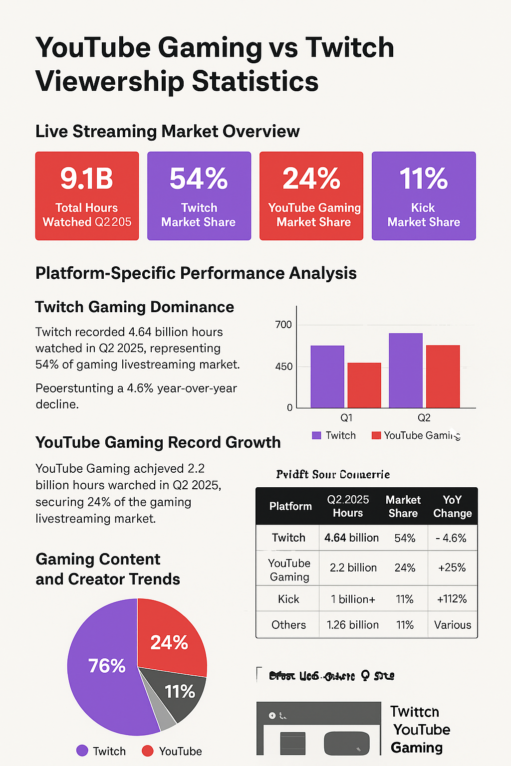 YouTube Gaming vs Twitch Viewership Statistics (2025) - Quantumrun ...